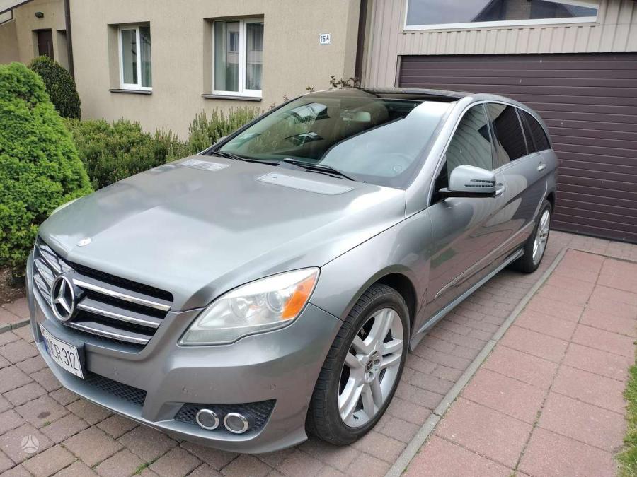 Pelēks Mercedes-Benz R 350 2011 Kauņa, ar dzinēja tilpumu 3.50 L un nobraukumu 270 tūkst. km par 5000 €, foto 1 vietnē AUTOMOTO.COM.LV
