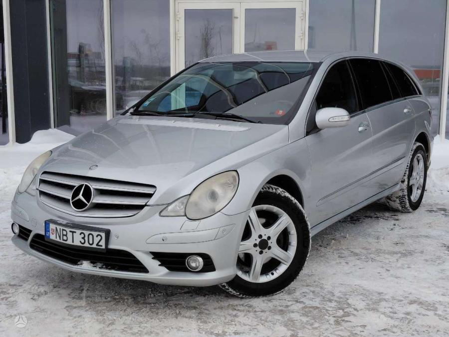Pelēks Mercedes-Benz R 350 2008 Viļņa, ar dzinēja tilpumu 2.99 L un nobraukumu 397 tūkst. km par 5000 €, foto 3 vietnē AUTOMOTO.COM.LV