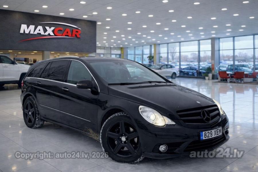 Black Mercedes-Benz R-Class 2009 in Tallinn, with an engine capacity of 3.00 L and mileage of 221 thousand km for 5999 €, photo 1 on AUTOMOTO.COM.LV