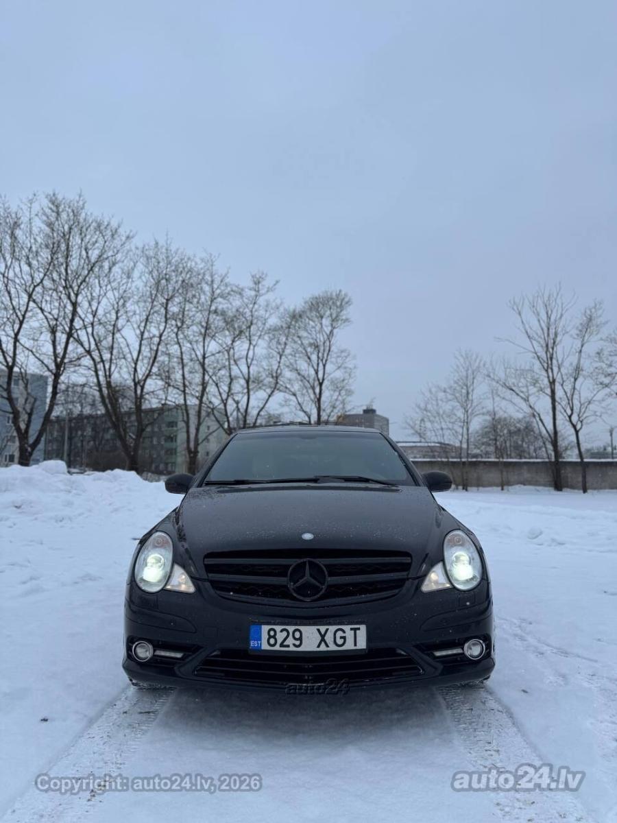 Black Mercedes-Benz R-Class 2009 in Tallinn, with an engine capacity of 3.00 L and mileage of 221 thousand km for 5999 €, photo 3 on AUTOMOTO.COM.LV