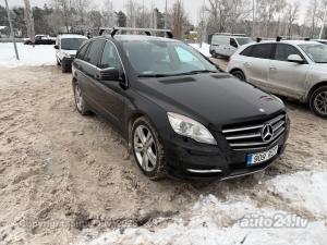 Black Mercedes-Benz R-Class 2010 in Tallinn, with an engine capacity of 3.00 L and mileage of 216 thousand km for 9990 €, photo 3 on AUTOMOTO.COM.LV