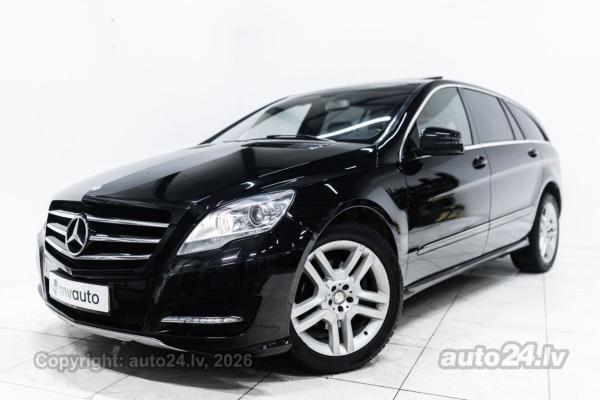 Black Mercedes-Benz R-Class 2011 in Tallinn, with an engine capacity of 3.00 L and mileage of 213 thousand km for 9990 €, photo 5 on AUTOMOTO.COM.LV