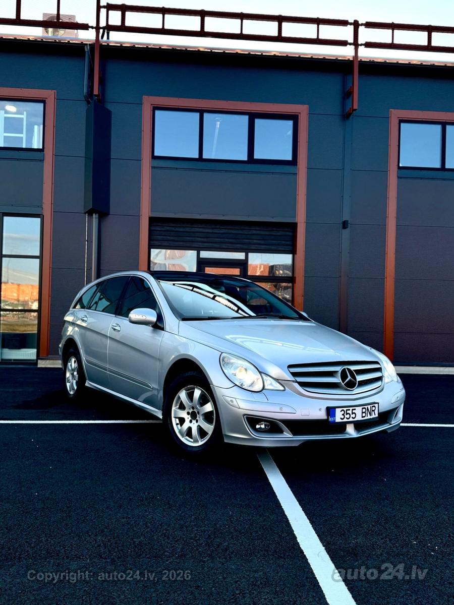 Grey Mercedes-Benz R-Class 2007 in Tallinn, with an engine capacity of 3.00 L and mileage of 240 thousand km for 6799 €, photo 7 on AUTOMOTO.COM.LV