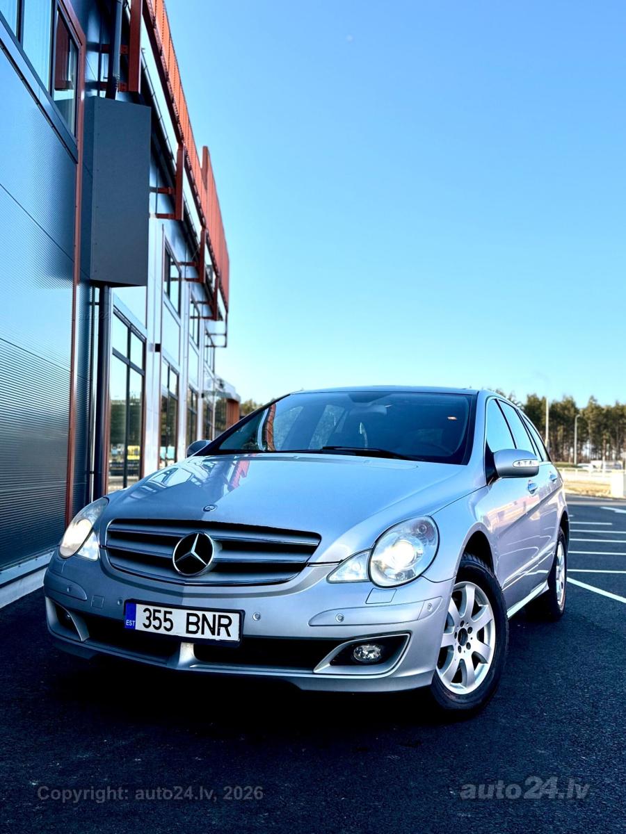Grey Mercedes-Benz R-Class 2007 in Tallinn, with an engine capacity of 3.00 L and mileage of 240 thousand km for 6799 €, photo 10 on AUTOMOTO.COM.LV