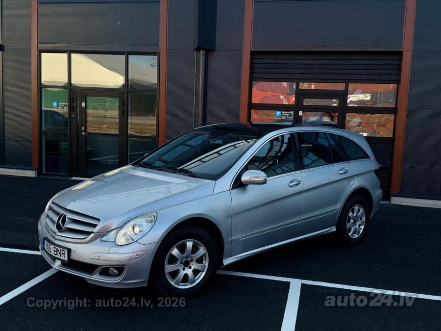 Grey Mercedes-Benz R-Class 2007 in Tallinn, with an engine capacity of 3.00 L and mileage of 240 thousand km for 6799 €, photo 12 on AUTOMOTO.COM.LV