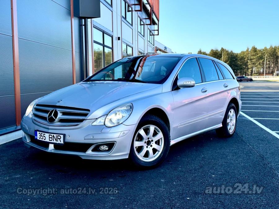 Grey Mercedes-Benz R-Class 2007 in Tallinn, with an engine capacity of 3.00 L and mileage of 240 thousand km for 6799 €, photo 14 on AUTOMOTO.COM.LV