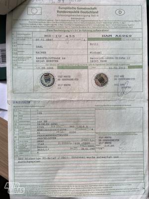 Мерседес С 260 1987 в Мариямполе, объемом двигателя 2.50 л и пробегом 360 тыс. км за 4600 €, фото 6 на AUTOMOTO.COM.LV
