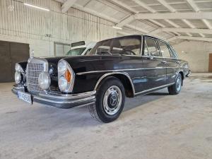 Black Mercedes-Benz S 280 1970 in Rokiskis, with an engine capacity of 2.80 L and mileage of 80 thousand km for 7500 €, photo 3 on AUTOMOTO.COM.LV
