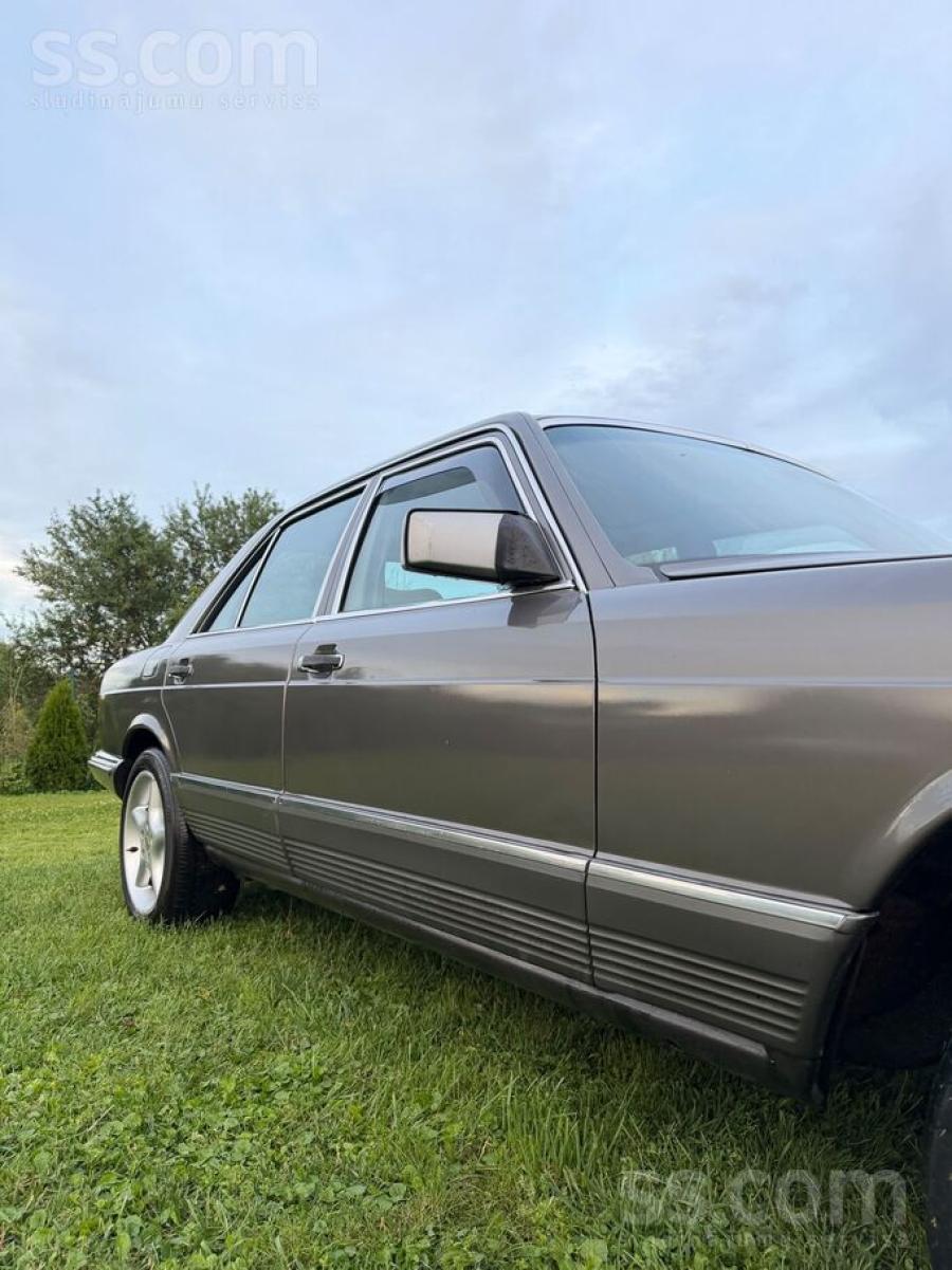 Pelēks Mercedes-Benz S 280 1983 Balvi, ar dzinēja tilpumu 2.80 L un nobraukumu 273 tūkst. km par 5500 €, foto 6 vietnē AUTOMOTO.COM.LV
