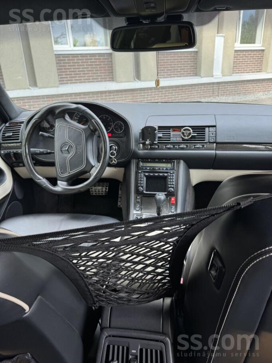 Black Mercedes-Benz s-300 1998 in Riga, with an engine capacity of 3.00 L and mileage of 280 thousand km for 28000 €, photo 8 on AUTOMOTO.COM.LV