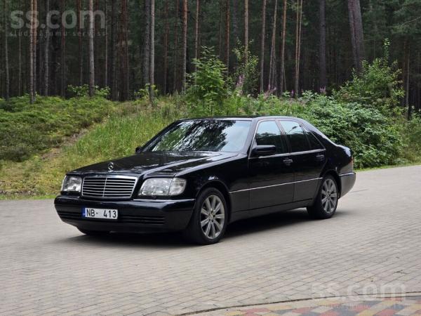 Black Mercedes-Benz s-300 1998 in Riga, with an engine capacity of 3.00 L and mileage of 0 thousand km for 7900 €, photo 1 on AUTOMOTO.COM.LV