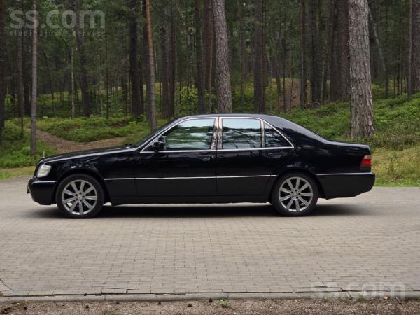 Black Mercedes-Benz s-300 1998 in Riga, with an engine capacity of 3.00 L and mileage of 0 thousand km for 7900 €, photo 8 on AUTOMOTO.COM.LV