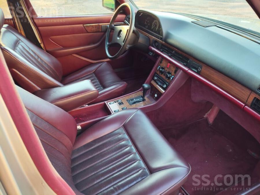 Brūns Mercedes-Benz s-300 1988 Jelgava, ar dzinēja tilpumu 3.00 L un nobraukumu 173 tūkst. km par 5200 €, foto 6 vietnē AUTOMOTO.COM.LV