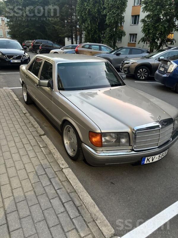 Pelēks Mercedes-Benz s-300 1988 Rīga, ar dzinēja tilpumu 3.00 L un nobraukumu 0 tūkst. km par 5200 €, foto 8 vietnē AUTOMOTO.COM.LV
