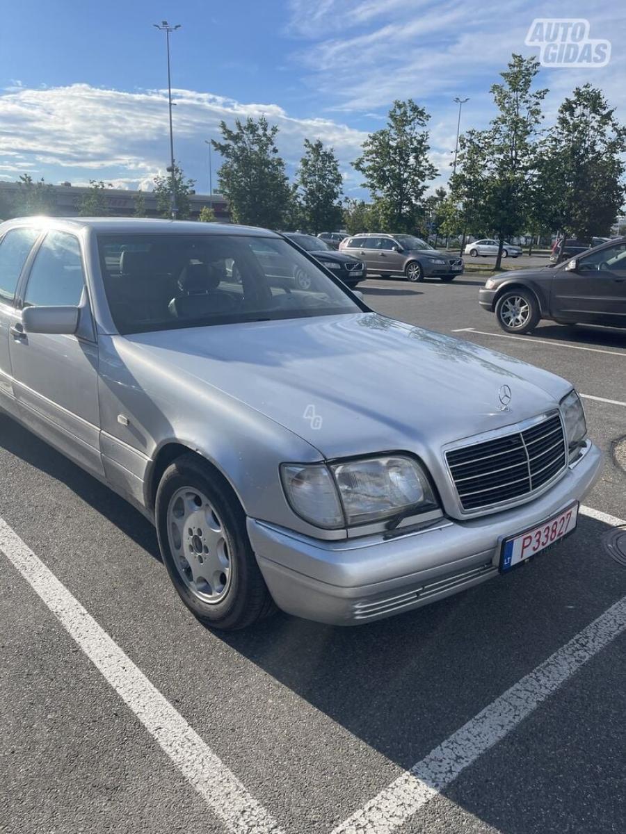 Grey Mercedes-Benz s-300 1996 in Vilnius, with an engine capacity of 3.00 L and mileage of 535 thousand km for 4000 €, photo 9 on AUTOMOTO.COM.LV