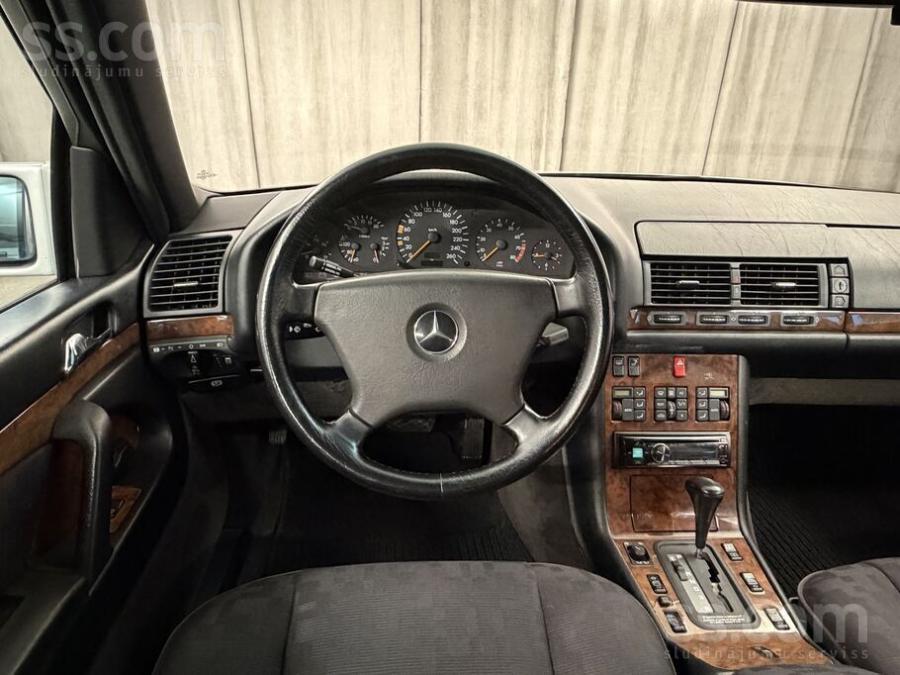 Mercedes-Benz s-300 1991 in Riga, with an engine capacity of 3.20 L and mileage of 147 thousand km for 10990 €, photo 9 on AUTOMOTO.COM.LV