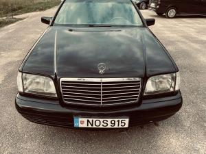 Melns Mercedes-Benz S 320 1994 Viļņa, ar dzinēja tilpumu 3.20 L un nobraukumu 314 tūkst. km par 4750 €, foto 3 vietnē AUTOMOTO.COM.LV