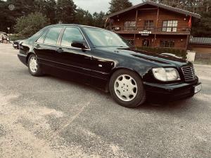 Melns Mercedes-Benz S 320 1994 Viļņa, ar dzinēja tilpumu 3.20 L un nobraukumu 314 tūkst. km par 4750 €, foto 5 vietnē AUTOMOTO.COM.LV