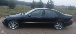 Black Mercedes-Benz S 320 2000 in Vilnius, with an engine capacity of 3.20 L and mileage of 255 thousand km for 1900 €, photo 8 on AUTOMOTO.COM.LV