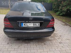 Melns Mercedes-Benz S 320 2001 Rīga, ar dzinēja tilpumu 3.20 L un nobraukumu 229 tūkst. km par 3099 €, foto 5 vietnē AUTOMOTO.COM.LV