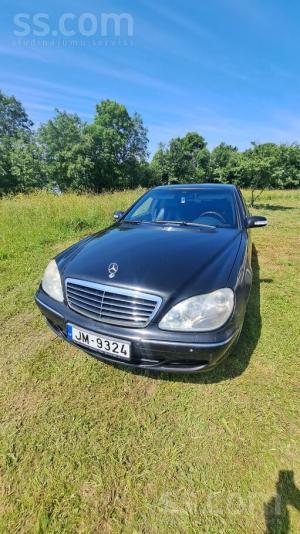Black Mercedes-Benz S 320 2002 in Preili, with an engine capacity of 3.20 L and mileage of 286 thousand km for 2250 €, photo 16 on AUTOMOTO.COM.LV