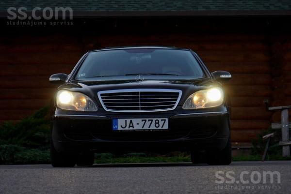 Melns Mercedes-Benz S 320 2003 Jelgava, ar dzinēja tilpumu 3.20 L un nobraukumu 260 tūkst. km par 2600 €, foto 11 vietnē AUTOMOTO.COM.LV