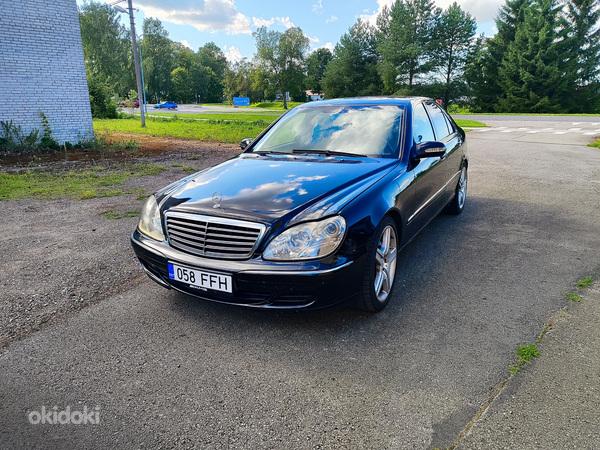 Melns Mercedes-Benz S 320 2003 Keila, ar dzinēja tilpumu 3.20 L un nobraukumu 230 tūkst. km par 5900 €, foto 2 vietnē AUTOMOTO.COM.LV