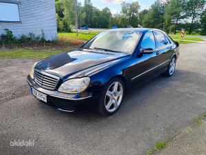 Черный Мерседес С 320 2003 в Кейла, объемом двигателя 3.20 л и пробегом 230 тыс. км за 5900 €, фото 4 на AUTOMOTO.COM.LV