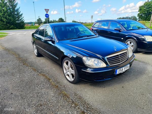 Melns Mercedes-Benz S 320 2003 Keila, ar dzinēja tilpumu 3.20 L un nobraukumu 230 tūkst. km par 5900 €, foto 8 vietnē AUTOMOTO.COM.LV