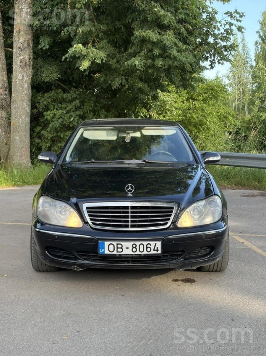 Melns Mercedes-Benz S 320 2004 Rīga, ar dzinēja tilpumu 3.20 L un nobraukumu 387 tūkst. km par 2900 €, foto 5 vietnē AUTOMOTO.COM.LV