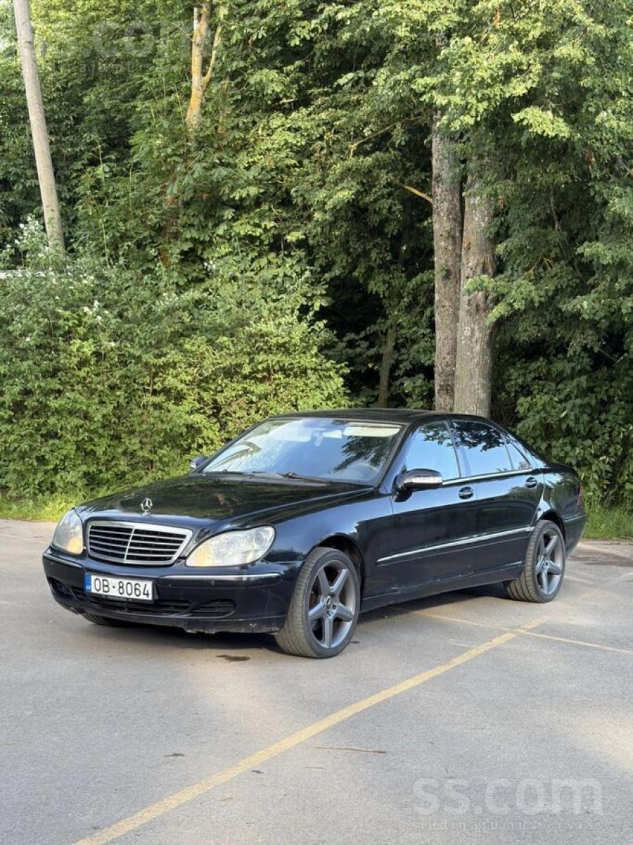 Melns Mercedes-Benz S 320 2004 Rīga, ar dzinēja tilpumu 3.20 L un nobraukumu 387 tūkst. km par 2900 €, foto 6 vietnē AUTOMOTO.COM.LV