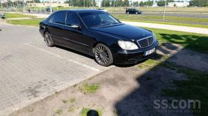 Melns Mercedes-Benz S 320 2004 Rīga, ar dzinēja tilpumu 3.20 L un nobraukumu 400 tūkst. km par 2000 €, foto 5 vietnē AUTOMOTO.COM.LV
