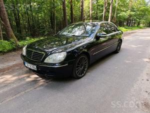 Melns Mercedes-Benz S 320 2004 Rīga, ar dzinēja tilpumu 3.20 L un nobraukumu 400 tūkst. km par 2000 €, foto 6 vietnē AUTOMOTO.COM.LV