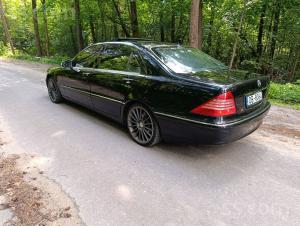 Melns Mercedes-Benz S 320 2004 Rīga, ar dzinēja tilpumu 3.20 L un nobraukumu 400 tūkst. km par 2000 €, foto 7 vietnē AUTOMOTO.COM.LV