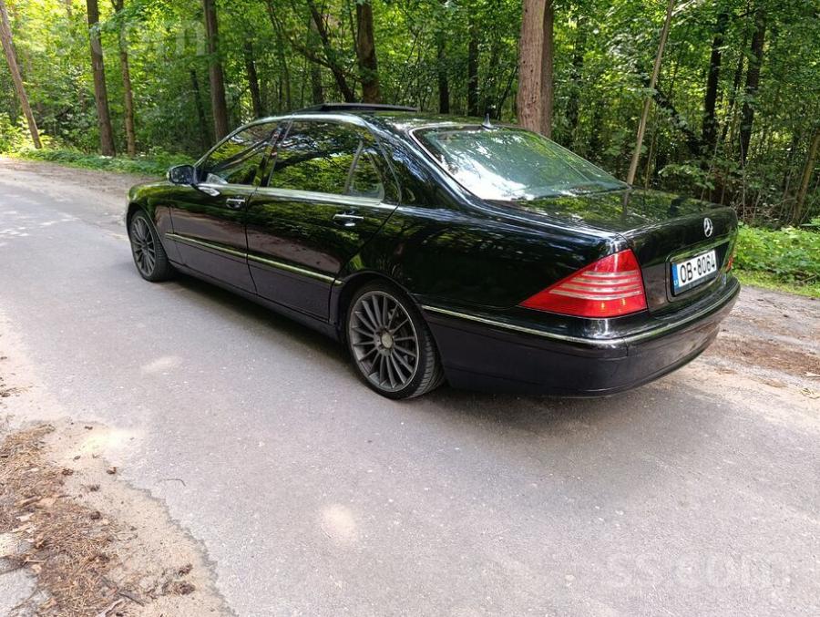 Melns Mercedes-Benz S 320 2004 Rīga, ar dzinēja tilpumu 3.20 L un nobraukumu 400 tūkst. km par 2000 €, foto 7 vietnē AUTOMOTO.COM.LV