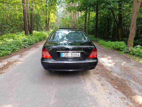 Melns Mercedes-Benz S 320 2004 Rīga, ar dzinēja tilpumu 3.20 L un nobraukumu 400 tūkst. km par 2000 €, foto 7 vietnē AUTOMOTO.COM.LV