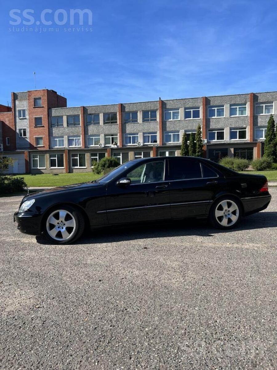 Melns Mercedes-Benz S 320 2005 Rīga, ar dzinēja tilpumu 3.20 L un nobraukumu 344 tūkst. km par 6000 €, foto 5 vietnē AUTOMOTO.COM.LV