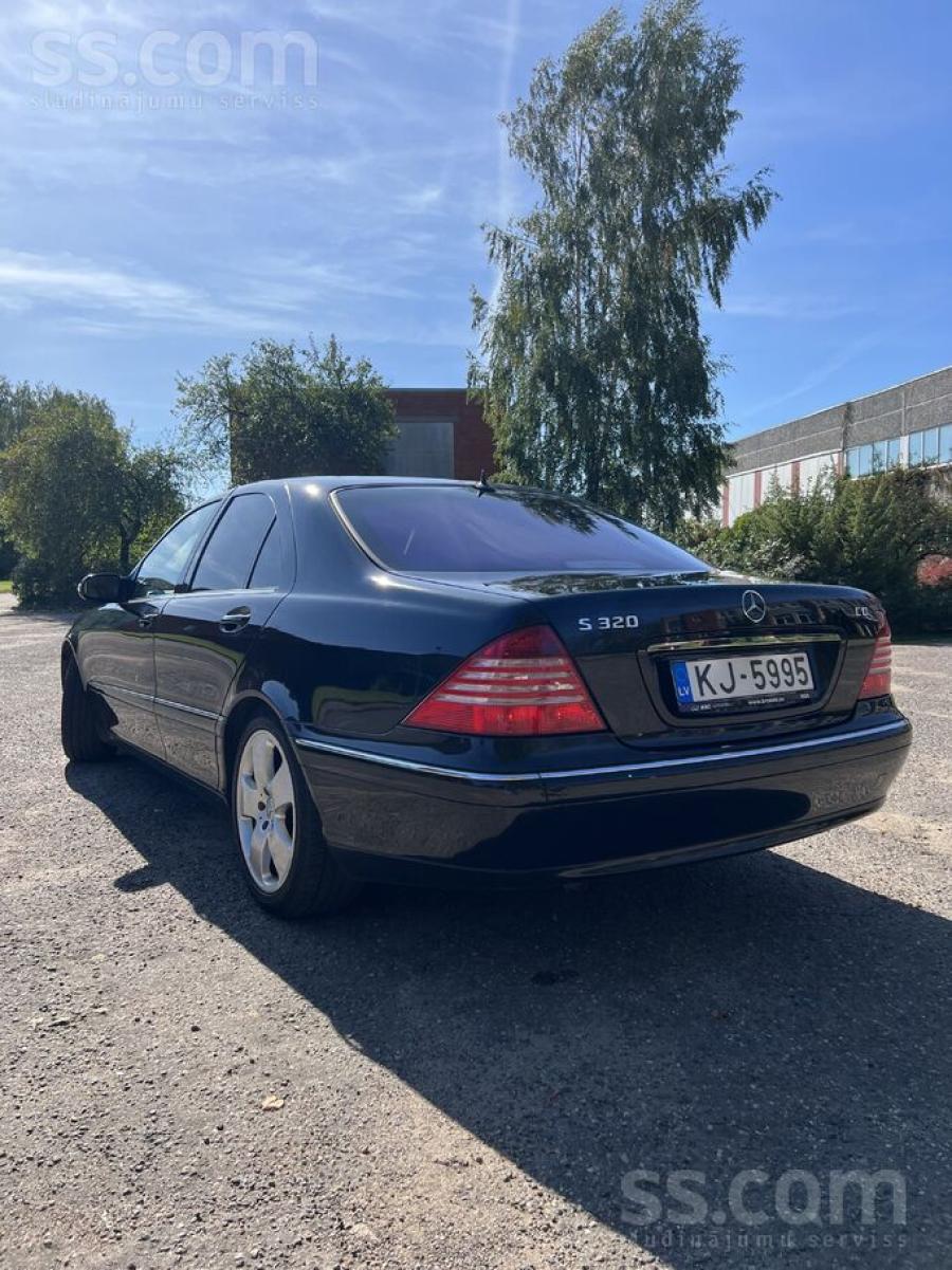 Melns Mercedes-Benz S 320 2005 Rīga, ar dzinēja tilpumu 3.20 L un nobraukumu 344 tūkst. km par 6000 €, foto 6 vietnē AUTOMOTO.COM.LV