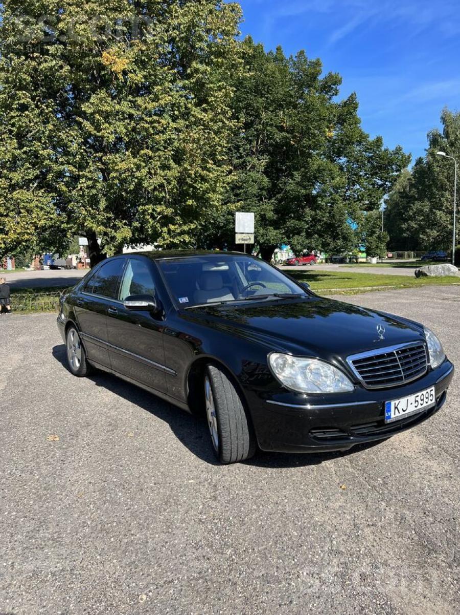 Melns Mercedes-Benz S 320 2005 Rīga, ar dzinēja tilpumu 3.20 L un nobraukumu 344 tūkst. km par 6000 €, foto 7 vietnē AUTOMOTO.COM.LV