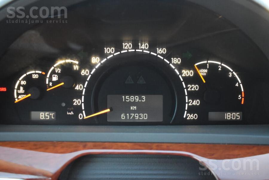 Черный Мерседес С 320 2005 в Кулдига, объемом двигателя 3.20 л и пробегом 0 тыс. км за 2850 €, фото 14 на AUTOMOTO.COM.LV