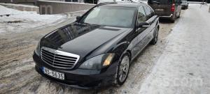 Melns Mercedes-Benz S 320 2006 Rīga, ar dzinēja tilpumu 3.00 L un nobraukumu 286 tūkst. km par 7000 €, foto  vietnē AUTOMOTO.COM.LV