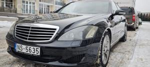 Black Mercedes-Benz S 320 2006 in Riga, with an engine capacity of 3.00 L and mileage of 286 thousand km for 7000 €, photo 7 on AUTOMOTO.COM.LV
