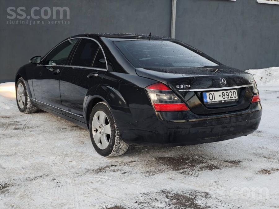 Melns Mercedes-Benz S 320 2006 Ogre, ar dzinēja tilpumu 3.00 L un nobraukumu 340 tūkst. km par 7300 €, foto 6 vietnē AUTOMOTO.COM.LV