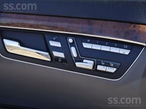 Black Mercedes-Benz S 320 2006 in Ogre, with an engine capacity of 3.00 L and mileage of 340 thousand km for 5950 €, photo 15 on AUTOMOTO.COM.LV