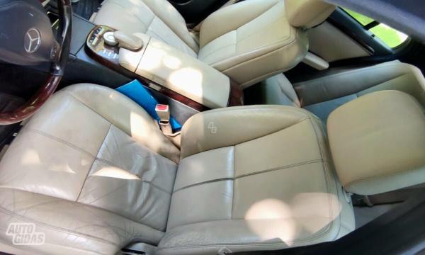 Black Mercedes-Benz S 320 2006 in Vilnius, with an engine capacity of 3.20 L and mileage of 250 thousand km for 5300 €, photo 6 on AUTOMOTO.COM.LV