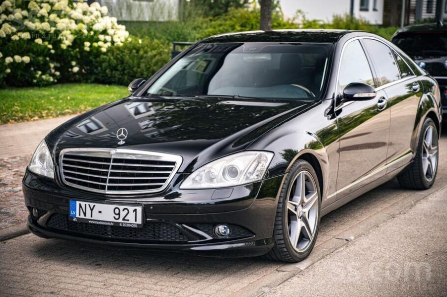 Melns Mercedes-Benz S 320 2006 Rīga, ar dzinēja tilpumu 3.00 L un nobraukumu 0 tūkst. km par 6990 €, foto 1 vietnē AUTOMOTO.COM.LV