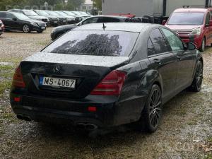 Black Mercedes-Benz S 320 2006 in Riga, with an engine capacity of 3.00 L and mileage of 0 thousand km for 3990 €, photo 4 on AUTOMOTO.COM.LV