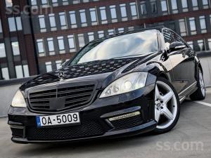 Black Mercedes-Benz S 320 2006 in Riga, with an engine capacity of 3.00 L and mileage of 344 thousand km for 7750 €, photo  on AUTOMOTO.COM.LV