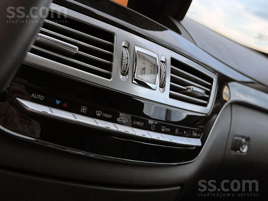 Black Mercedes-Benz S 320 2006 in Riga, with an engine capacity of 3.00 L and mileage of 344 thousand km for 7750 €, photo 26 on AUTOMOTO.COM.LV
