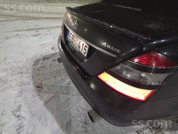 Black Mercedes-Benz S 320 2007 in Cesis, with an engine capacity of 3.00 L and mileage of 252 thousand km for 9000 €, photo 10 on AUTOMOTO.COM.LV
